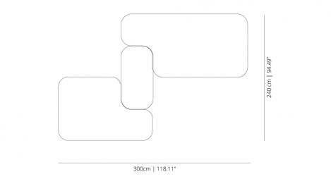 Soft seating island for contract projects | Common bench | Viccarbe