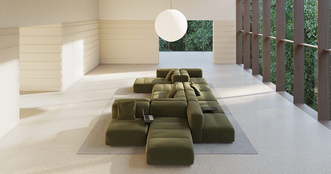 Savina Sofa | Cloud Sofa | Viccarbe Collaborative Furniture