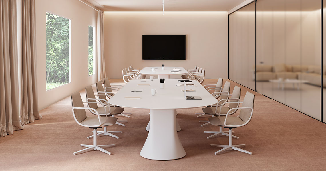 Cambio table | Conference table for offices and homes | Viccarbe