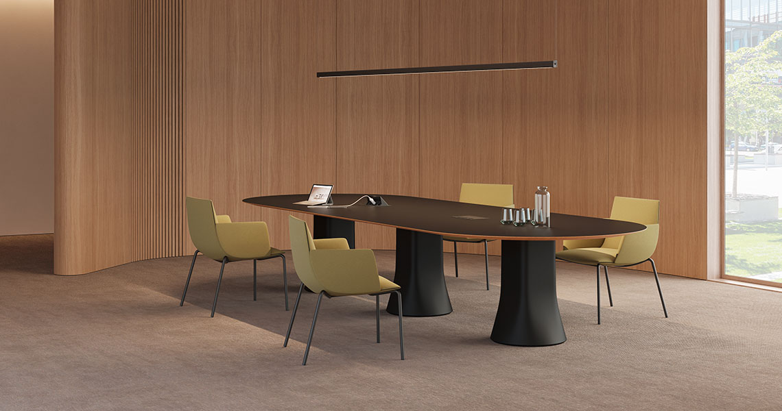 Cambio table | Conference table for offices and homes | Viccarbe